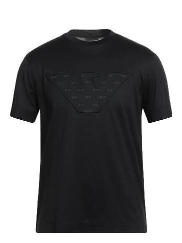 Emporio Armani T-shirt Size Lyocell, Cotton - Black