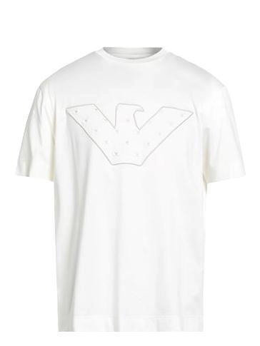 Emporio Armani T-shirt Size Lyocell, Cotton - Ivory
