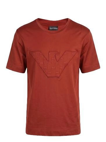 Emporio Armani T-shirt Size Lyocell, Cotton - Red