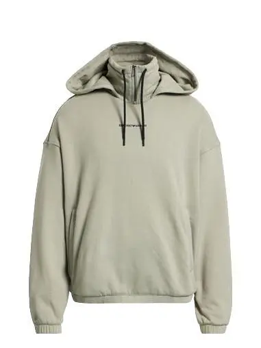 Emporio Armani Cotton Fleece Sweatshirt - Sage Green