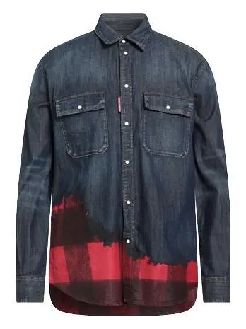 Dsquared2 Denim Shirt Size Cotton, Elastane - Blue