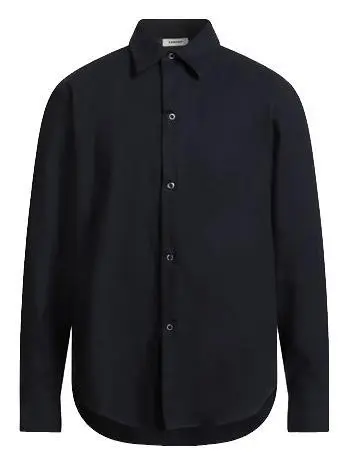 Sandro Shirt Size Cotton - Midnight Blue