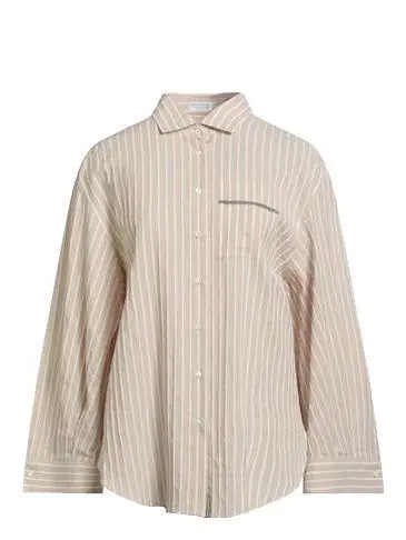 Brunello Cucinelli Striped Shirt - Beige