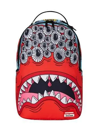 SPRAYGROUND Jorge Rodriguez The Artist Collab Blinky Shark Backpack - Multicolor