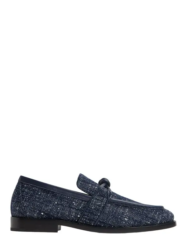 BOTTEGA  VENETA Astaire Loafer - Navy/white