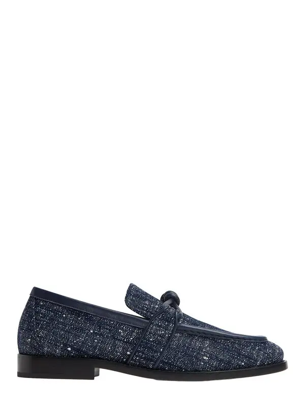 BOTTEGA  VENETA Astaire Loafer - Navy/white