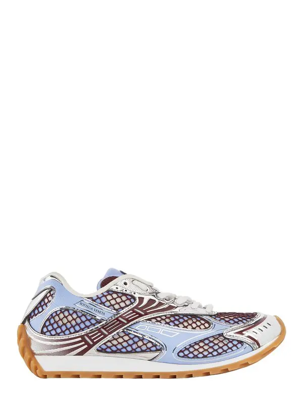 Bottega Veneta Orbit Lace-up Sneakers - Barolo/bluebell