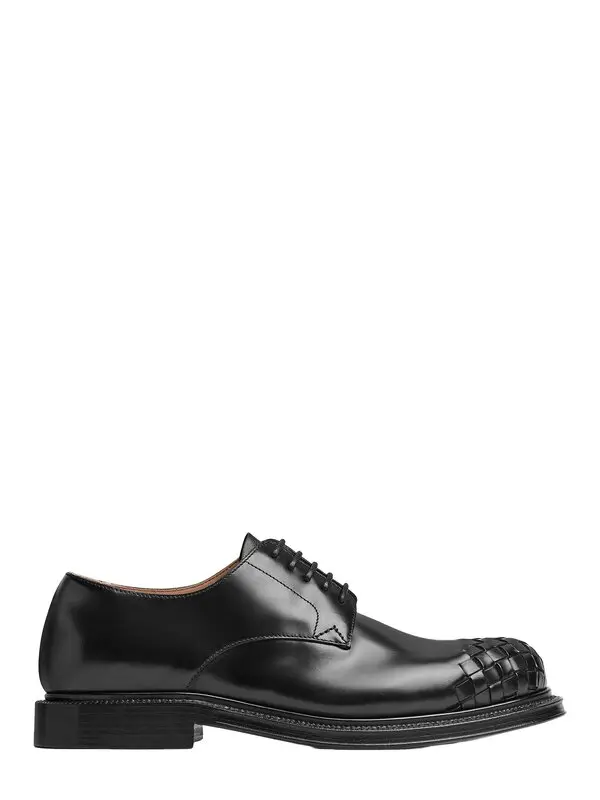 Bottega Veneta James Lace-up Shoe - Black