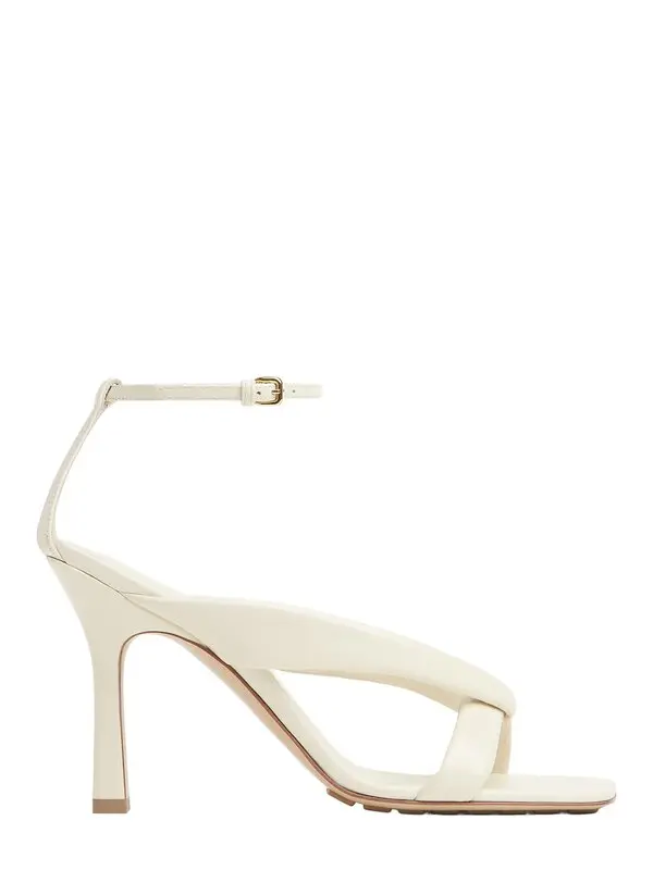 BOTTEGA  VENETA Riva Strap Sandal - Sea Salt