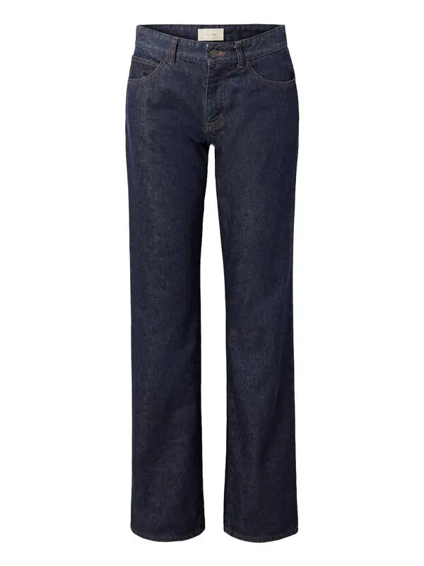 THE ROW Carlyl Mid-rise Straight-leg Jeans - Blue