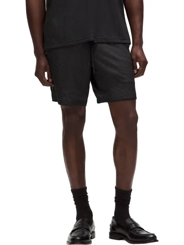 Lululemon Double-layered Mesh Linerless 7' Shorts - Black/vapor/solar Grey