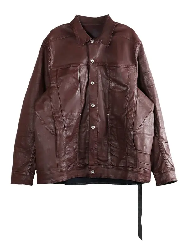 Rick Owens Lido Worker Jacket - Tan
