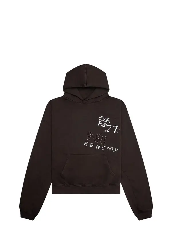 RIVINGTON ROI REBIS Inri Cva Hoodie - Brown