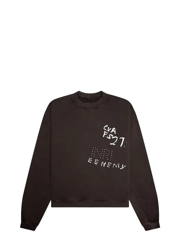RIVINGTON ROI REBIS Inri Cva Crewneck - Brown