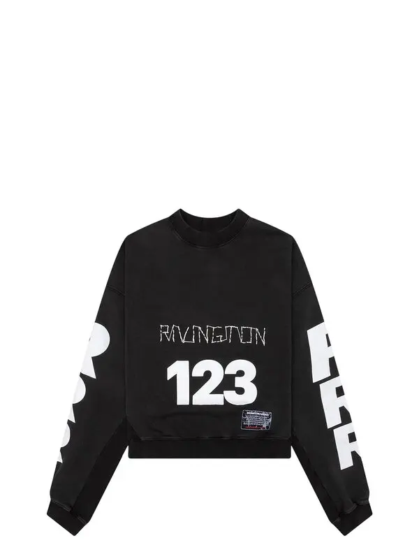 RIVINGTON ROI REBIS Uso 123 Cva Crewneck Mechanic - Black