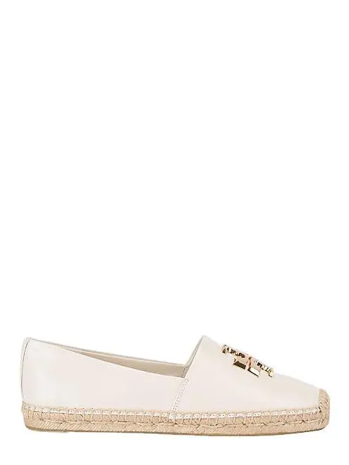 Tory Burch Eleanor Leather Espadrilles - Cream