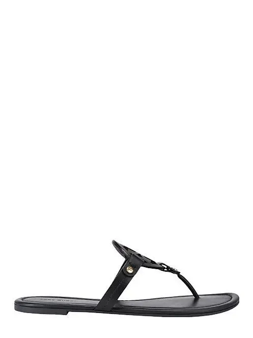 Tory Burch Miller Leather Sandals - Black