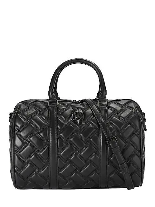 Kurt Geiger Kensington Boston Leather Handbag - Black