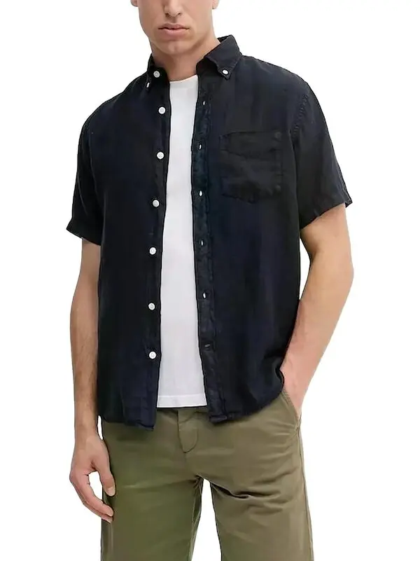 Gant Short-sleeve Shirt - Blue