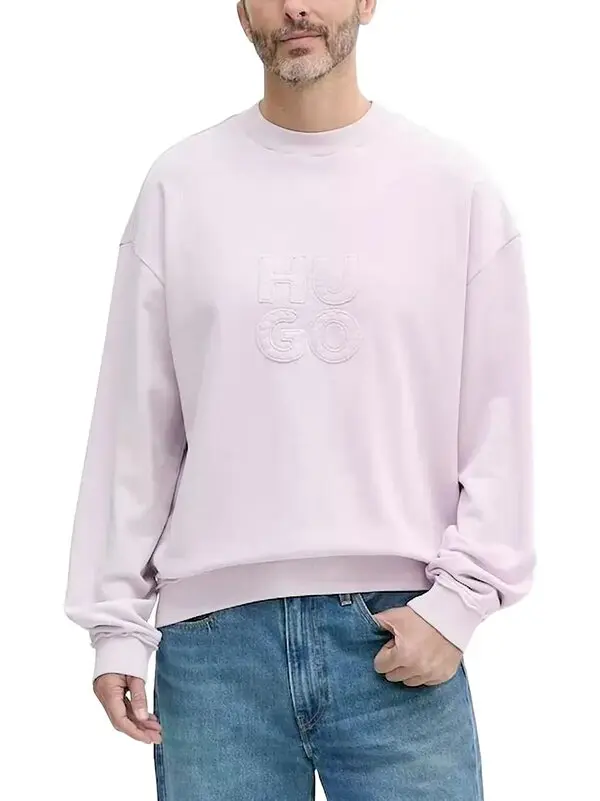 Hugo Boss Logo-appliqué Sweatshirt - Pink