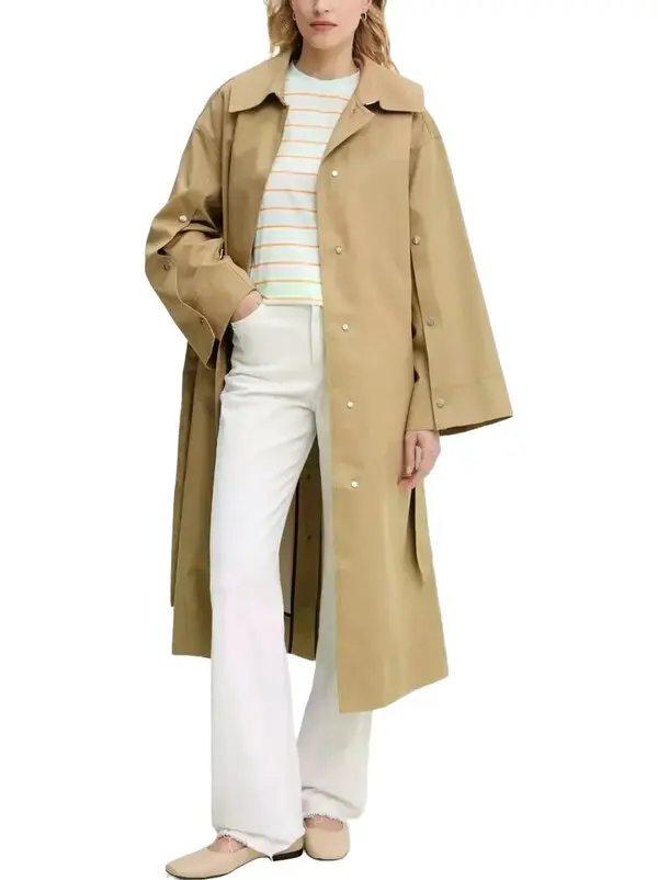 Day Birger Et Mikkelsen Belted Button-cuff Coat - Neutrals