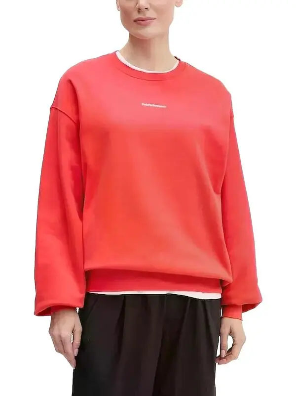PEAK PERFORMANCE Logo-print Sweatshirt - Red