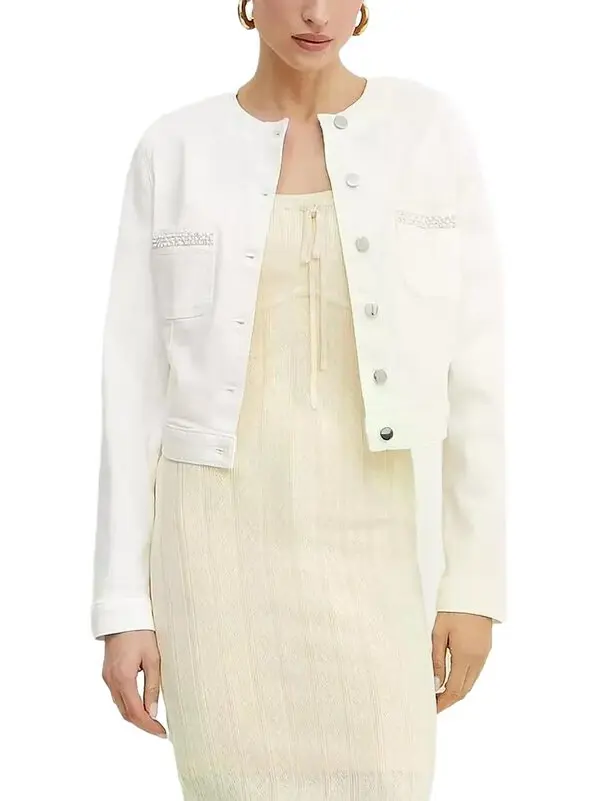Guess Embellished Jacket - White