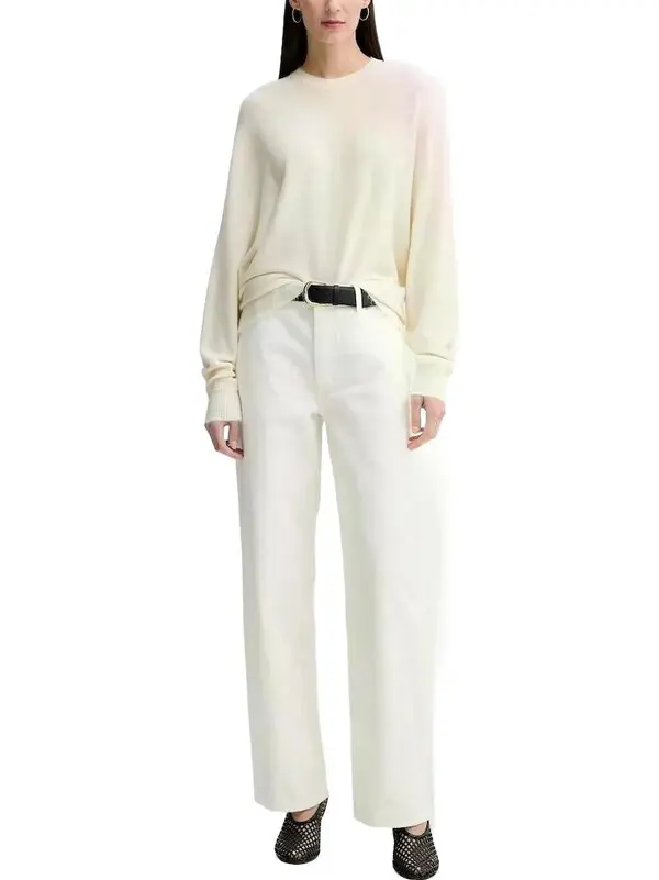 BY MALENE BIRGER Round-neck Sweater - White