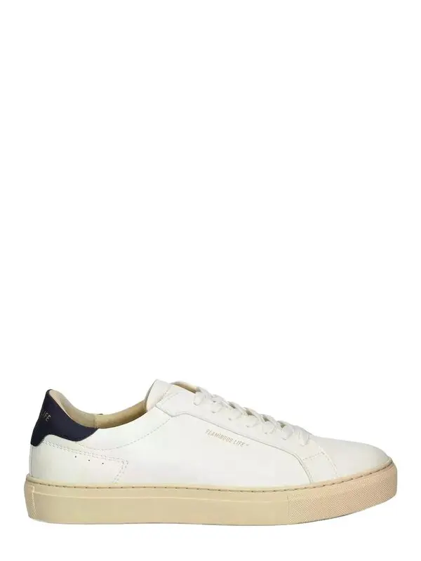 Flamingos Leather Sneakers - White