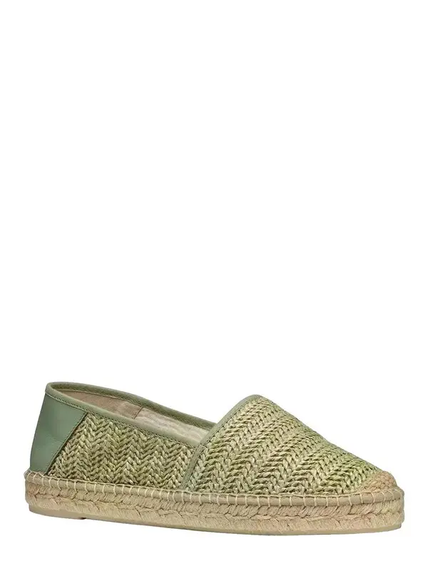 Geox Lampedusa Herringbone-woven Espadrilles - Green