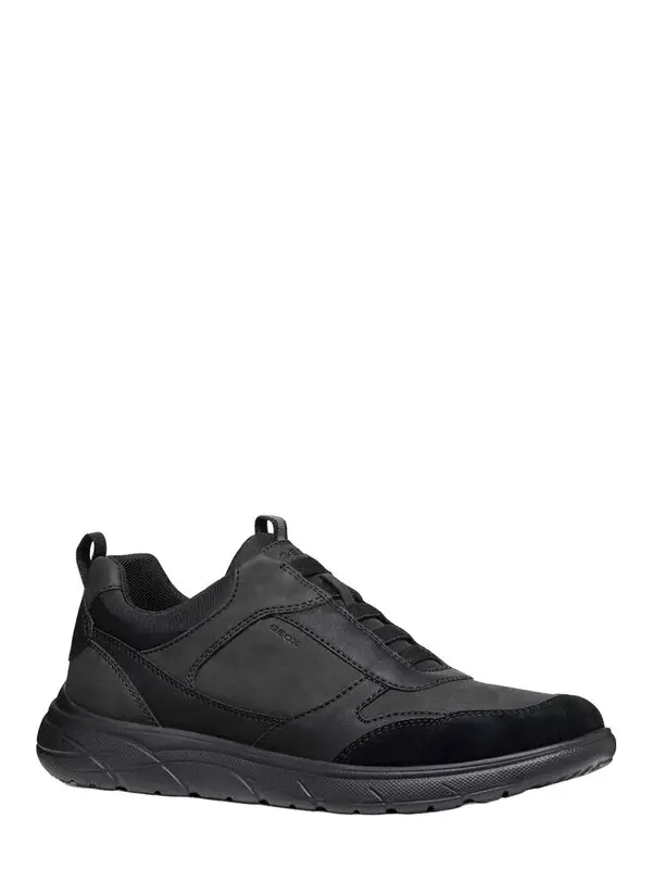 Geox Panelled Slip-on Trainers - Black