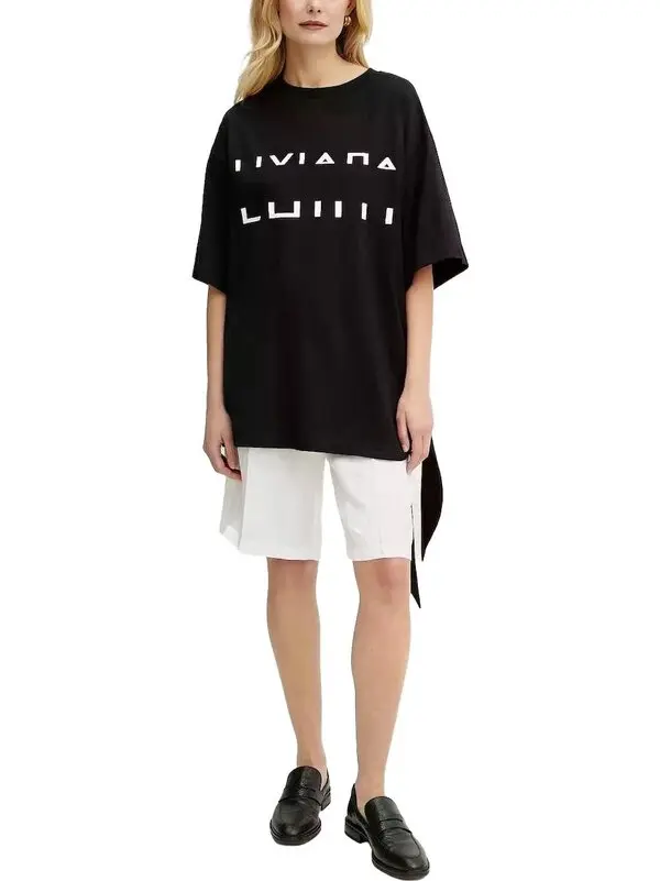 Liviana Conti Logo T-shirt - Black