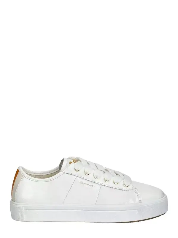 Gant Leather Lace-up Sneakers - White