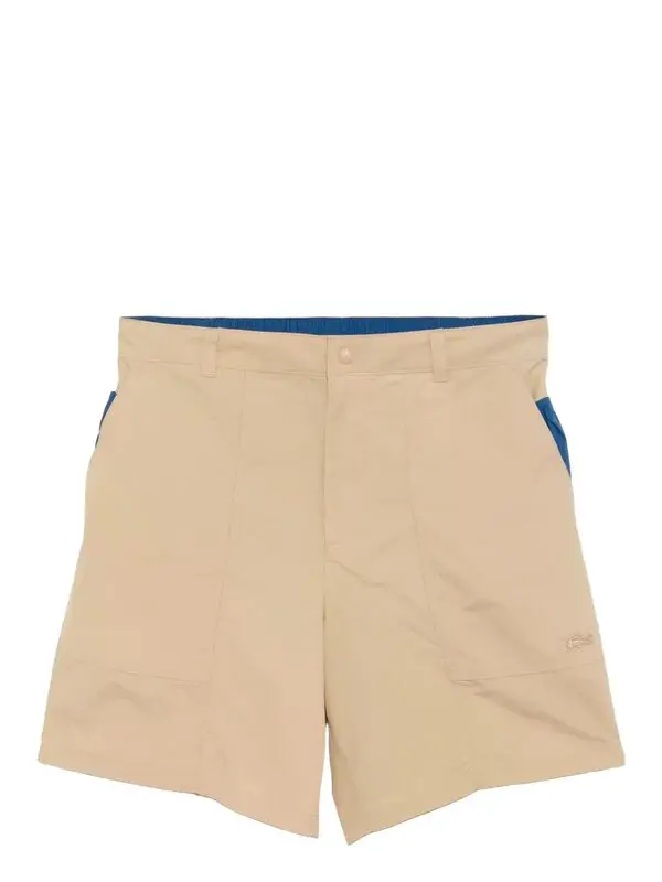 Lacoste Logo-embroidered Shorts - Brown