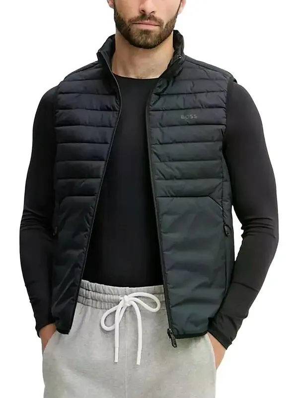 Hugo Boss Quilted Gilet - Blue