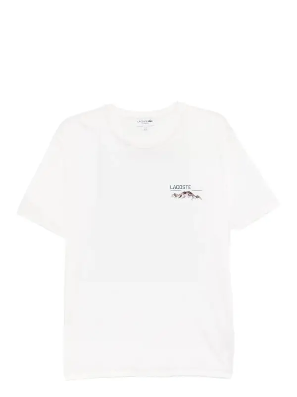 Lacoste Printed Jersey T-shirt - White