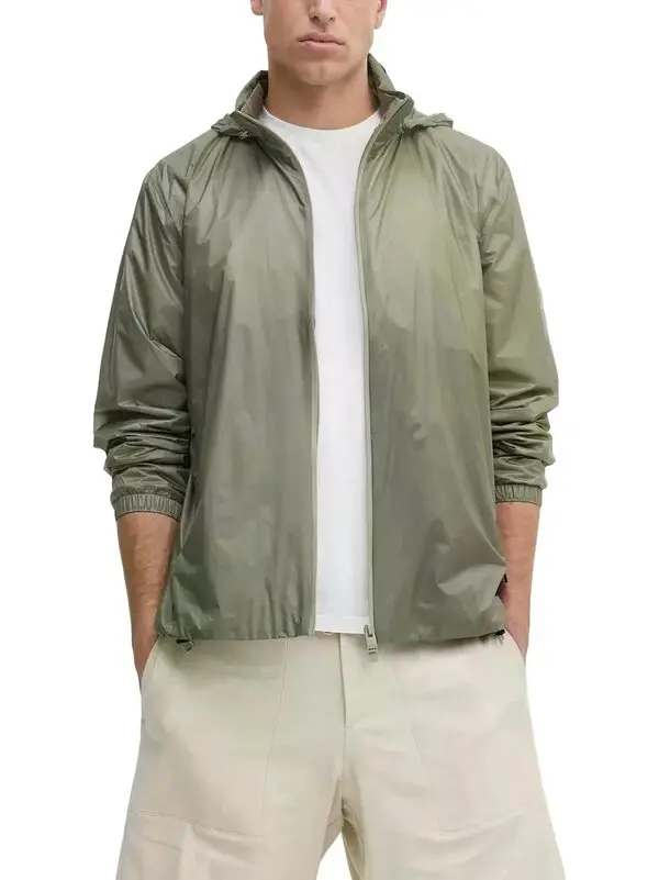 Rains Zip-front Lightweight Jacket - Green