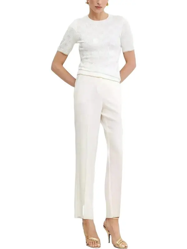 Guess Logo Knit T-shirt - White