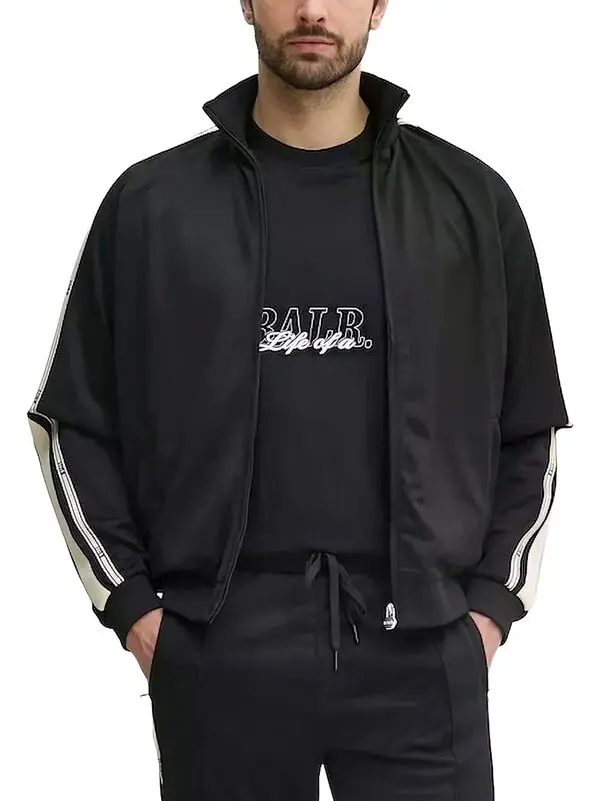 BALR. Stripe-detail Sweatshirt - Black