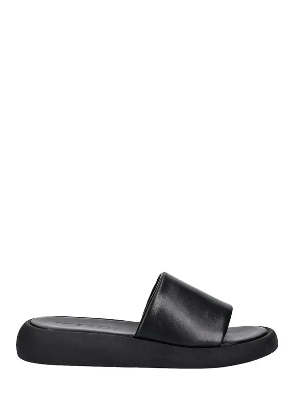 SUMMERY COPENHAGEN Leather Sandals - Black
