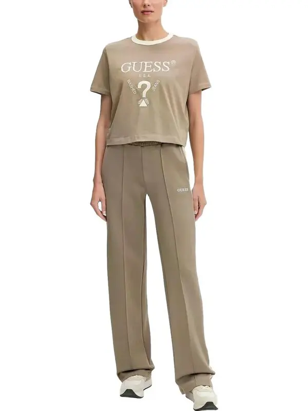Guess Side-stripe Track Pants - Brown