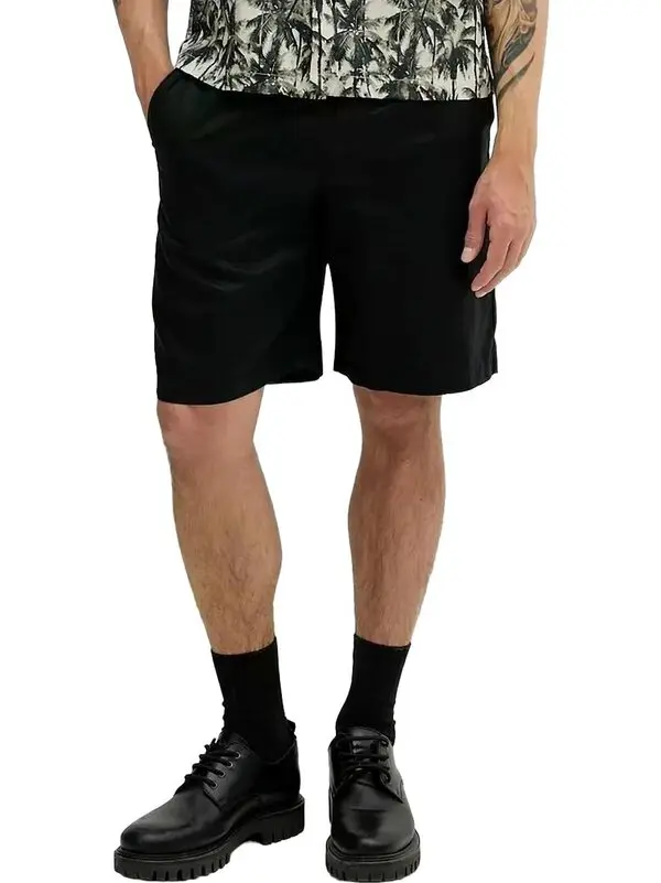 Armani Exchange Elasticated Waistband Shorts - Black