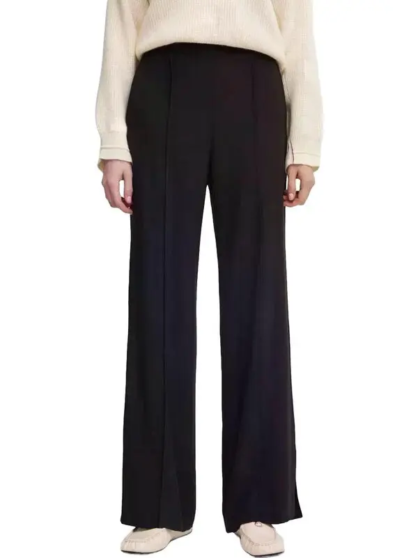Liviana Conti Seam-detail Trousers - Black