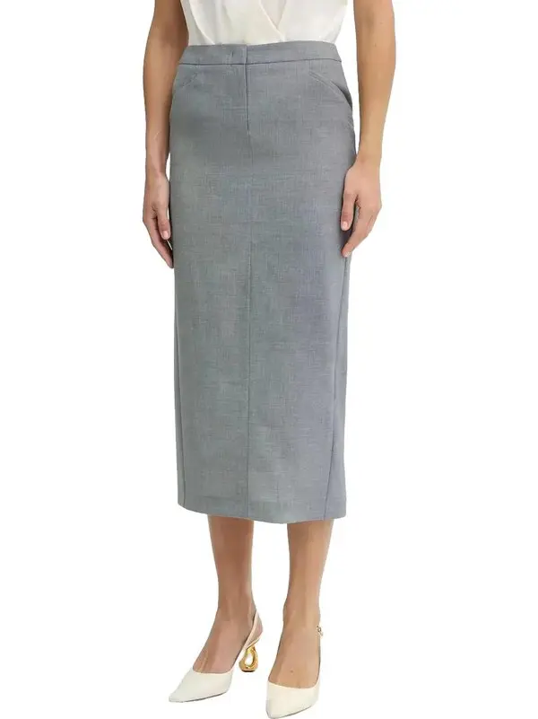 BOSS Pencil Midi Skirt - Grey