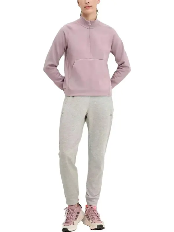 Helly Hansen Half-zip Kangaroo-pocket Sweatshirt - Pink