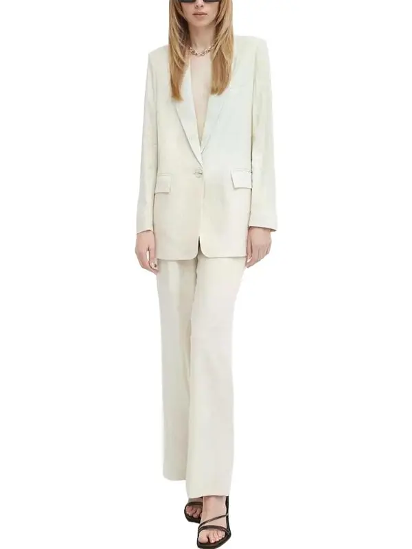 BRUUNS BAZAAR Single-button Blazer - Neutrals