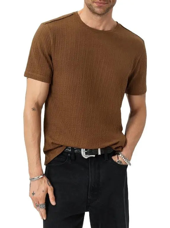 John Varvatos Brasse Crewneck T-shirt - Chamois