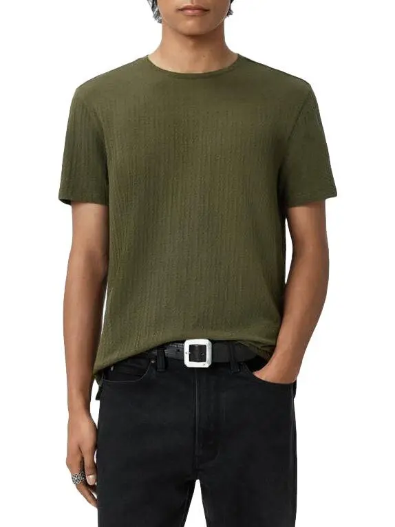 John Varvatos Brasse Crewneck T-shirt - Dark Olive