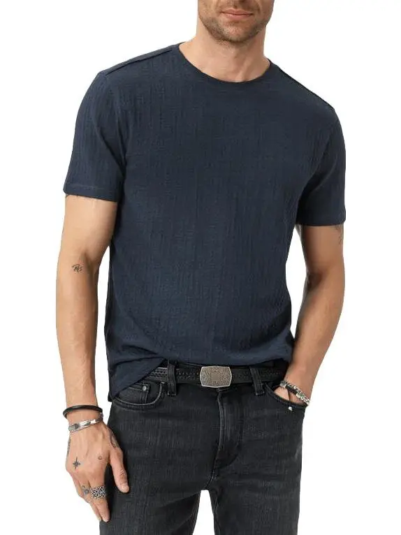 John Varvatos Brasse Crewneck T-shirt - Navy