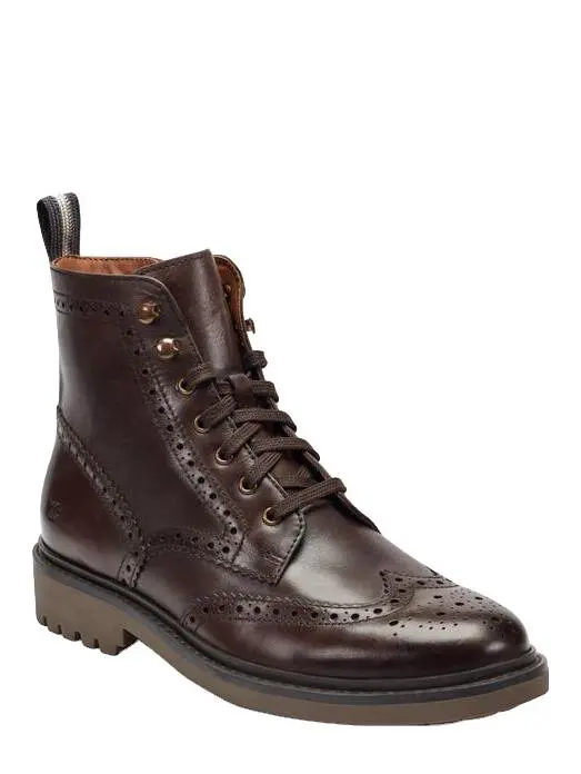 KENNETH COLE Todd Wingtip Boot - Ganache/charcoal/silver